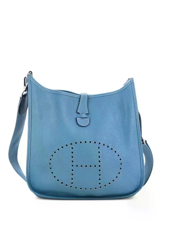 Hermès Evelyne Bag Gen Iii Clemence Pm Cross Body Bag - Blue