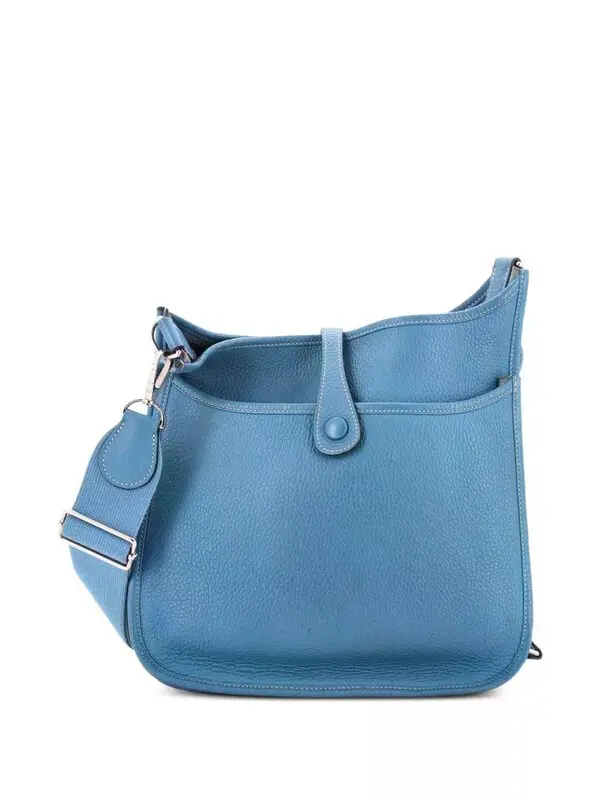 Hermès Evelyne Bag Gen Iii Clemence Pm Cross Body Bag - Blue