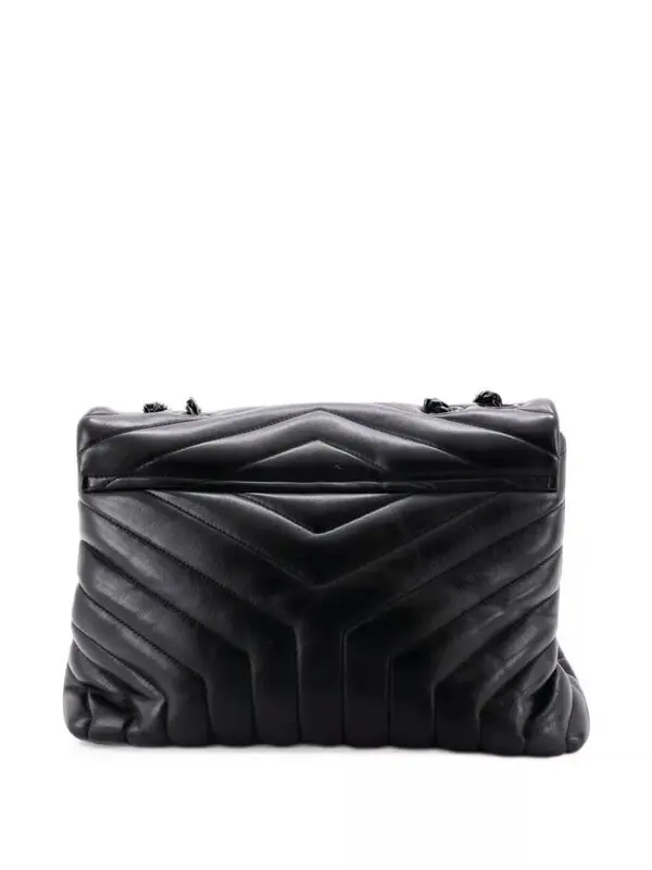 Saint Laurent Loulou Matelasse Chevron Leather Medium Shoulder Bag