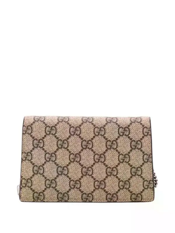 Gucci Dionysus Bag Gg Coated Canvas Super Mini Crossbody Bag