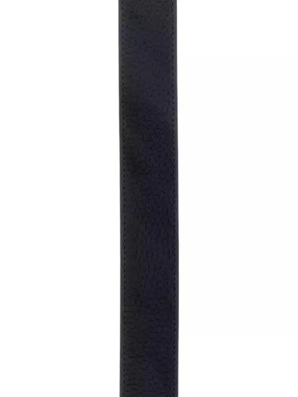Montblanc Reversible Pebbled Leather Belt