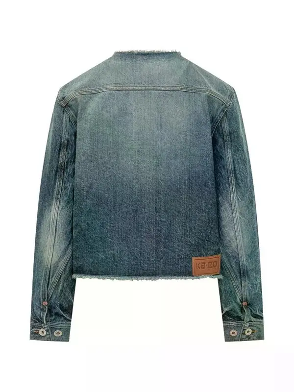Kenzo Floral Print Denim Jacket