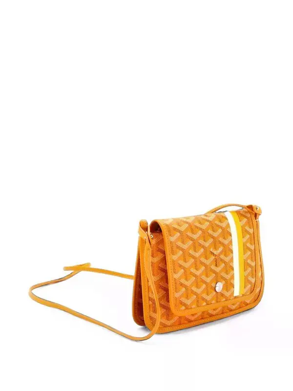Goyard Plumet Clutch Wallet Printed Coated Canvas Crossbody Bag - Yellow