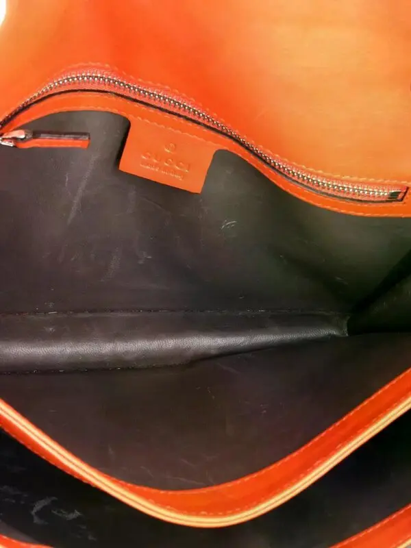 Gucci Interlocking Patent Medium Shoulder Bag