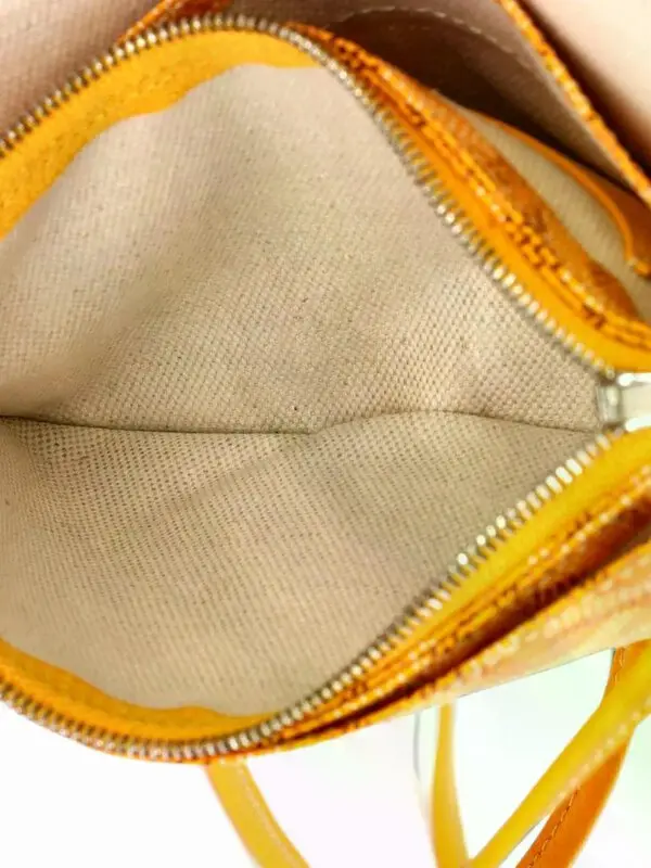 Goyard Plumet Clutch Wallet Printed Coated Canvas Crossbody Bag - Yellow