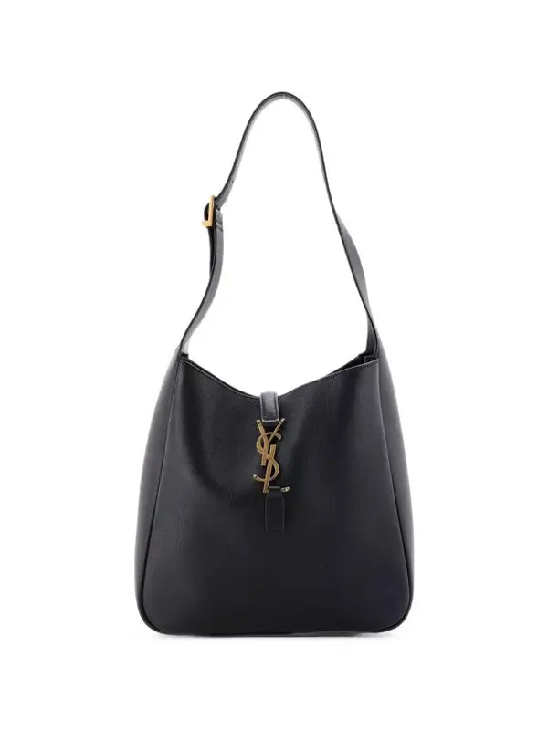 Saint Laurent Le 5 A 7 Supple Leather Small Hobo Bag