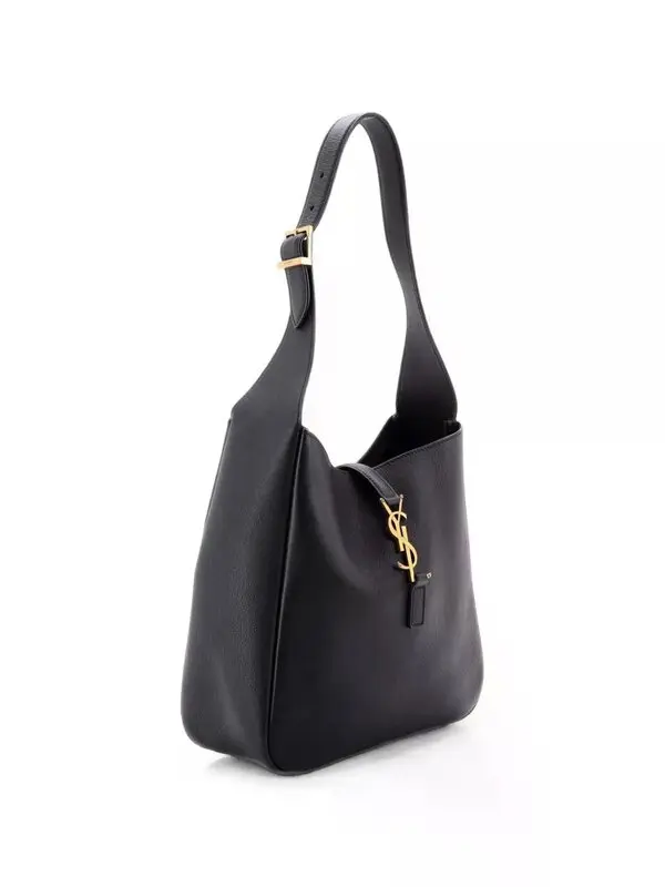 Saint Laurent Le 5 A 7 Supple Leather Small Hobo Bag