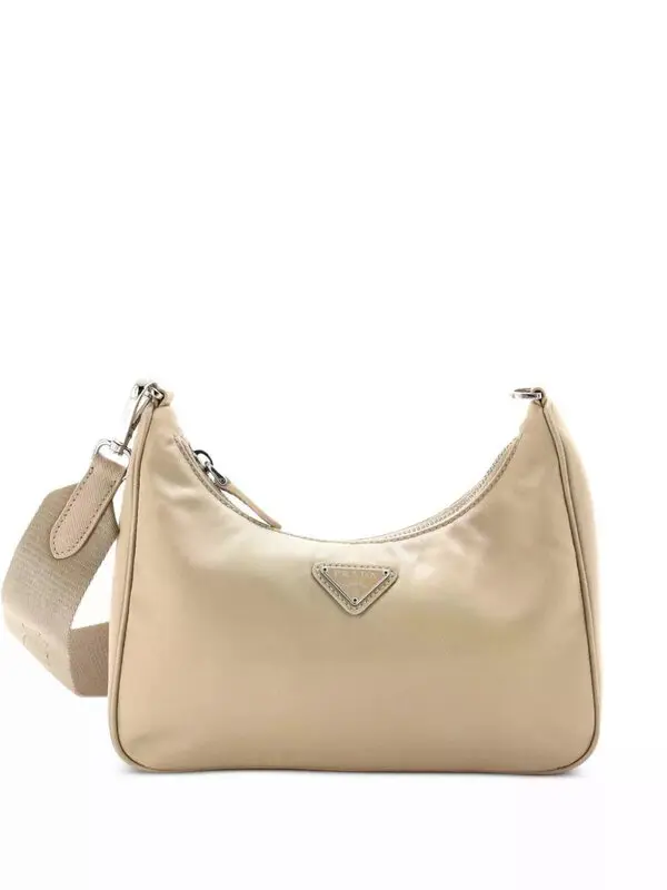 Prada Re-edition 2005 Tessuto Small Crossbody Bag - Neutrals