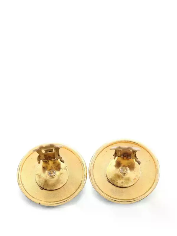 Hermès Horn Round Earrings