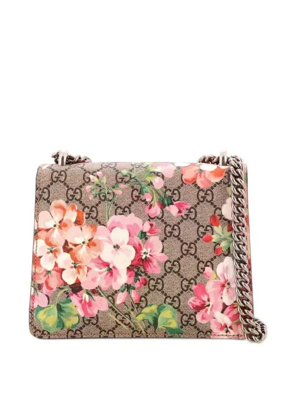 Gucci Dionysus Bag Blooms Print Gg Coated Canvas Mini Shoulder Bag