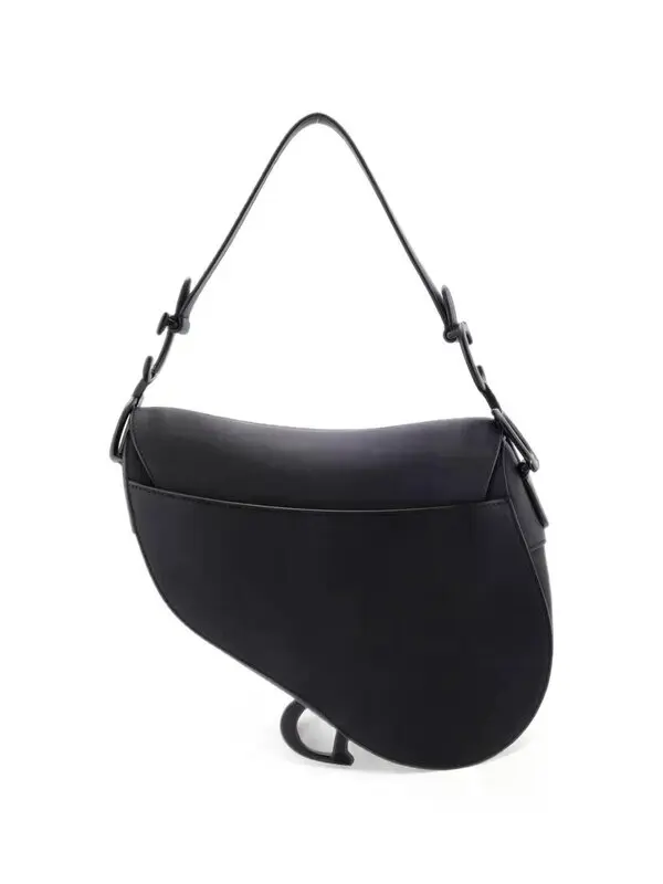 Dior Ultra Matte Saddle Handbag Leather Medium Shoulder Bag