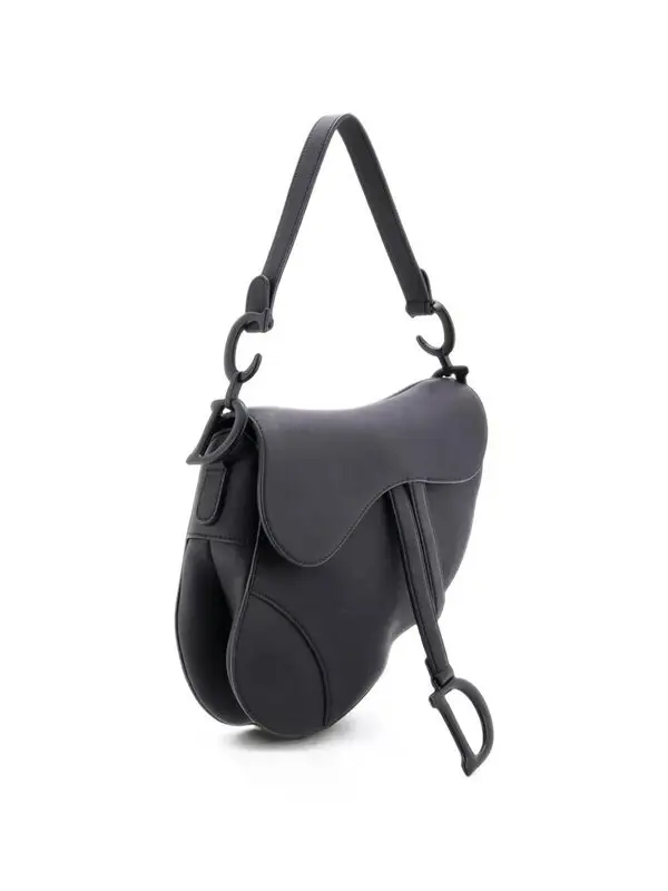 Dior Ultra Matte Saddle Handbag Leather Medium Shoulder Bag