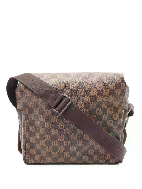 LOUIS VUITTON 2005 Naviglio Damier Ebene Shoulder Bag - Brown