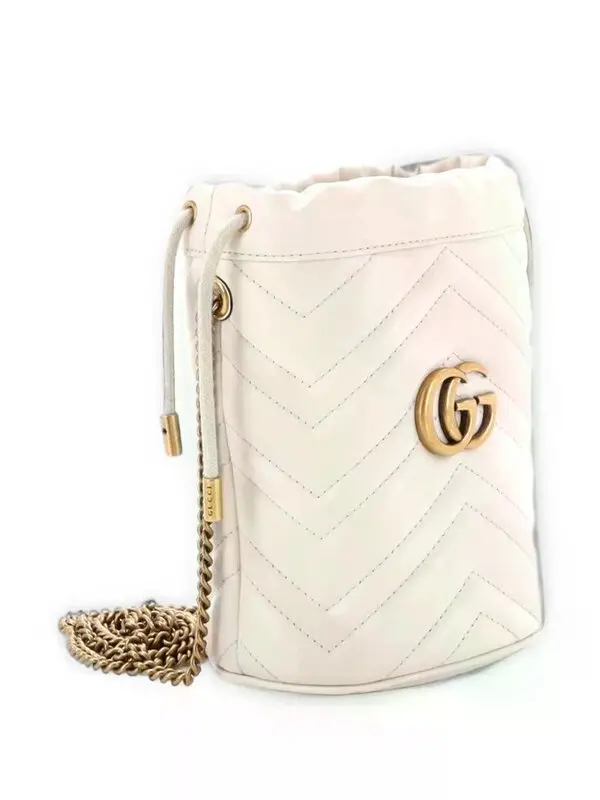 Gucci Gg Marmont Matelasse Leather Mini Bucket Bag