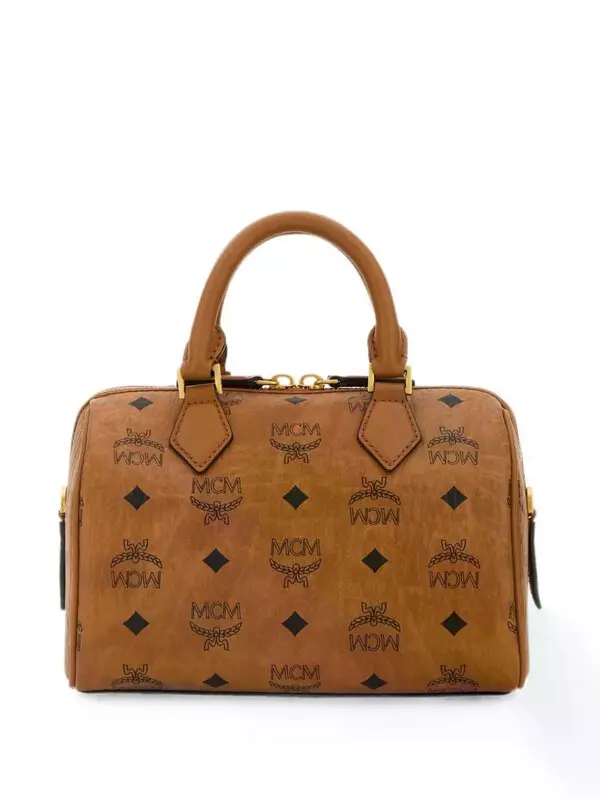 Mcm Small Ella Monogram-print Tote Bag