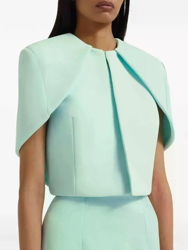Safiyaa Micah Cape-style Cropped Jacket