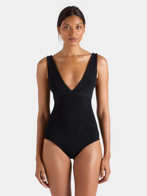 Hunza G Angel Swim One Piece - Black