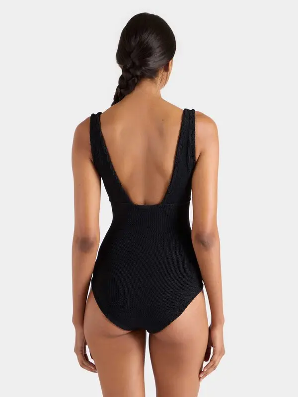 Hunza G Angel Swim One Piece - Black