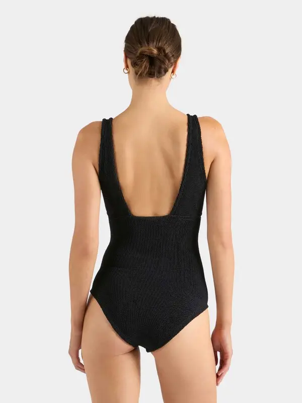 Hunza G Angel Swim One Piece - Black