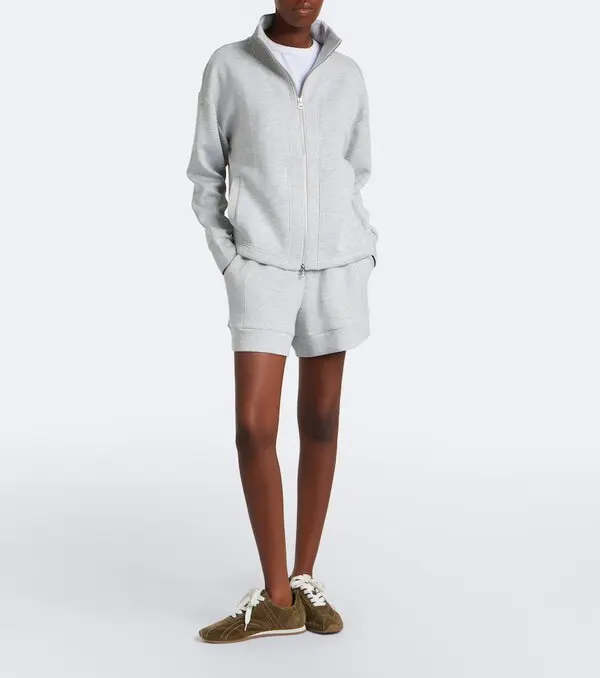 Varley Arlene Zip-up Sweatshirt - Grey