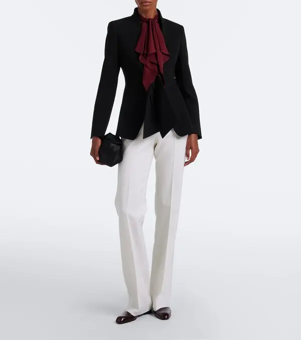 Max Mara Wool-blend Straight Pants
