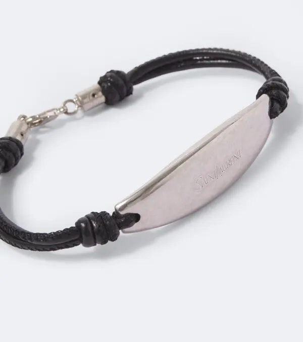Saint Laurent Leather Bracelet