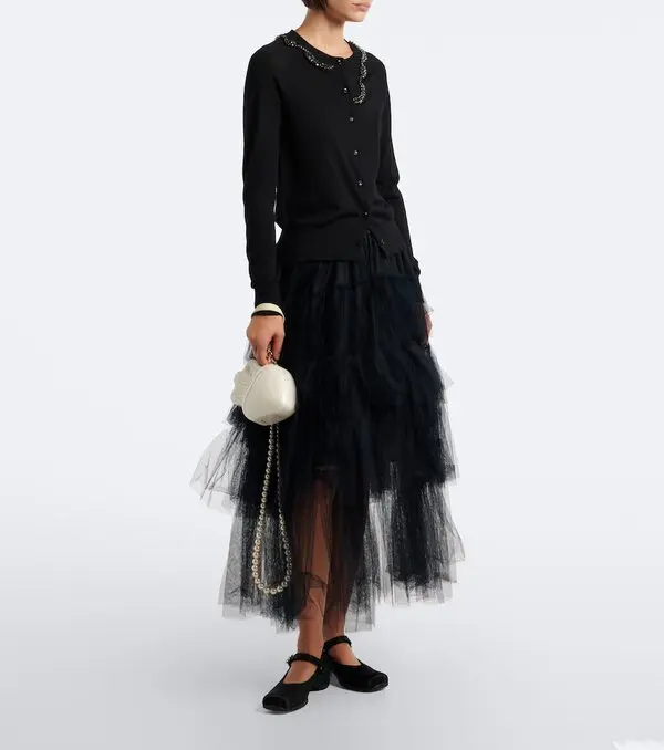 Simone Rocha Claddagh Embellished Clutch