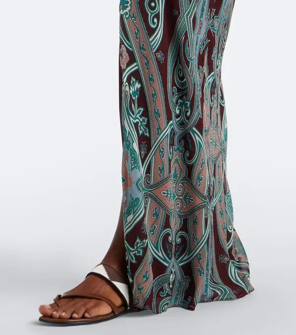 Veronica Beard Daciana Printed Silk Georgette Maxi Dress