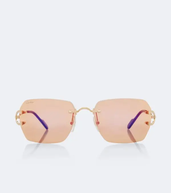 Cartier Décor C Classique De Square Sunglasses
