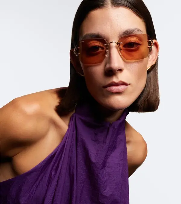 Cartier Décor C Classique De Square Sunglasses