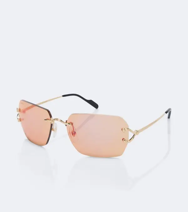 Cartier Décor C Classique De Square Sunglasses