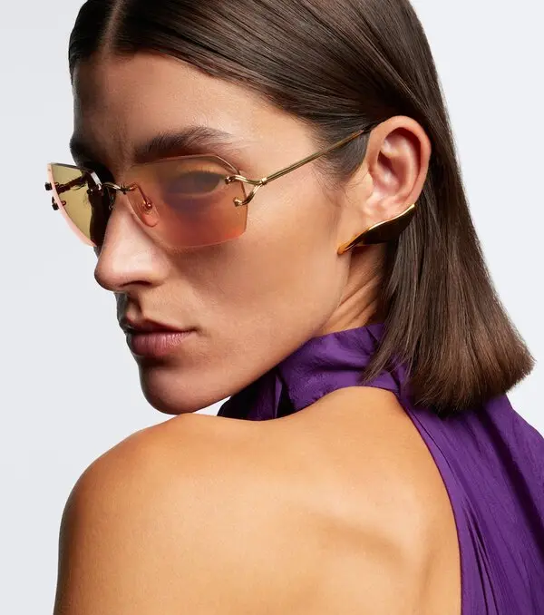 Cartier Décor C Classique De Square Sunglasses