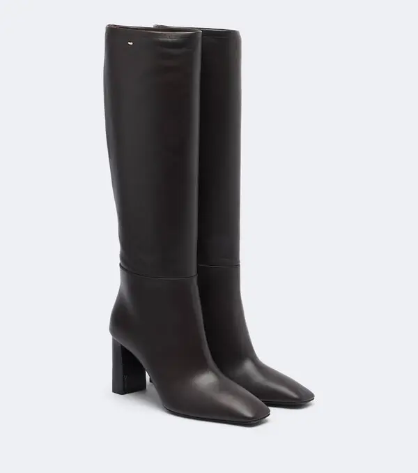 Max Mara Leather Knee-high Boots