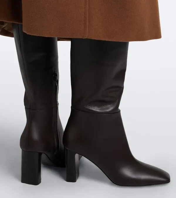 Max Mara Leather Knee-high Boots