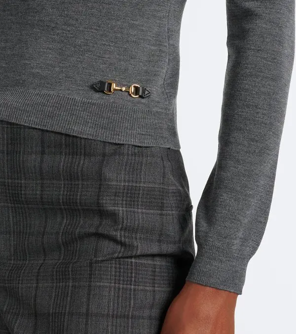 Gucci Horsebit Wool Sweater