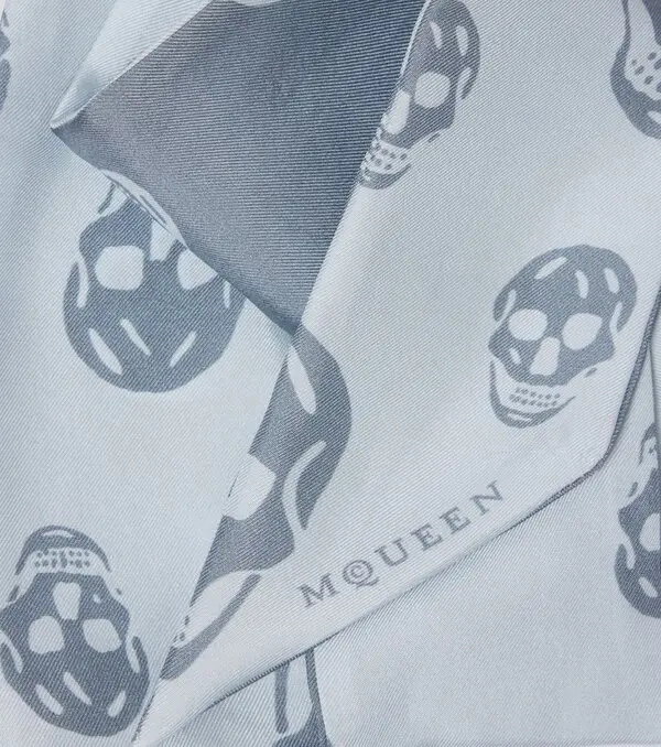 Alexander McQueen Skull Silk Twill Scarf