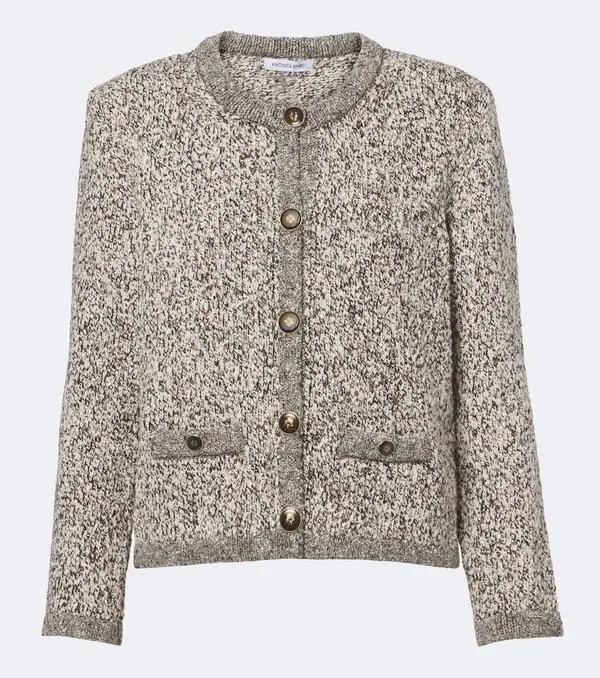 Veronica Beard Rexton Knitted Cotton-blend Cardigan