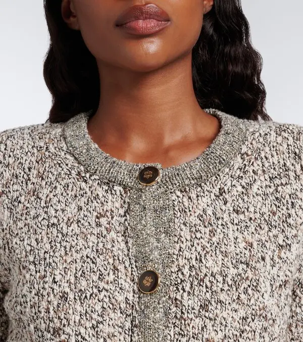 Veronica Beard Rexton Knitted Cotton-blend Cardigan