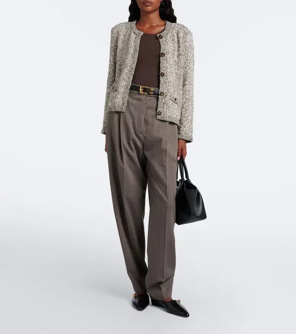 Veronica Beard Rexton Knitted Cotton-blend Cardigan