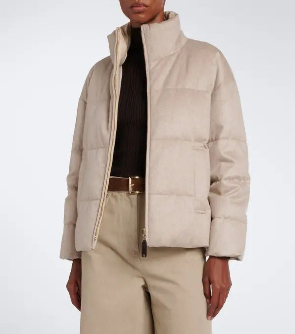 Max Mara Reversible Cashmere Down Jacket