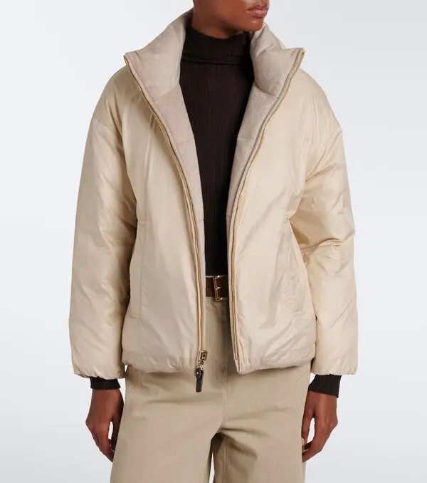 Max Mara Reversible Cashmere Down Jacket