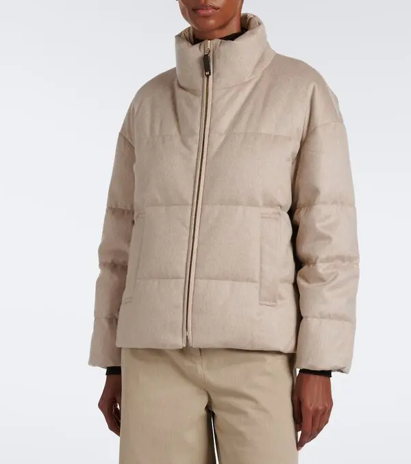 Max Mara Reversible Cashmere Down Jacket