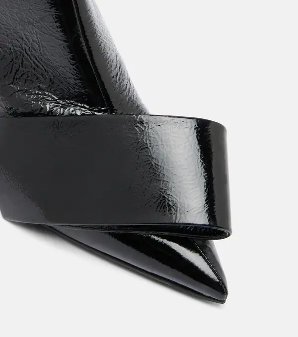 Givenchy Twisted Ribbon Leather Ankle Boots