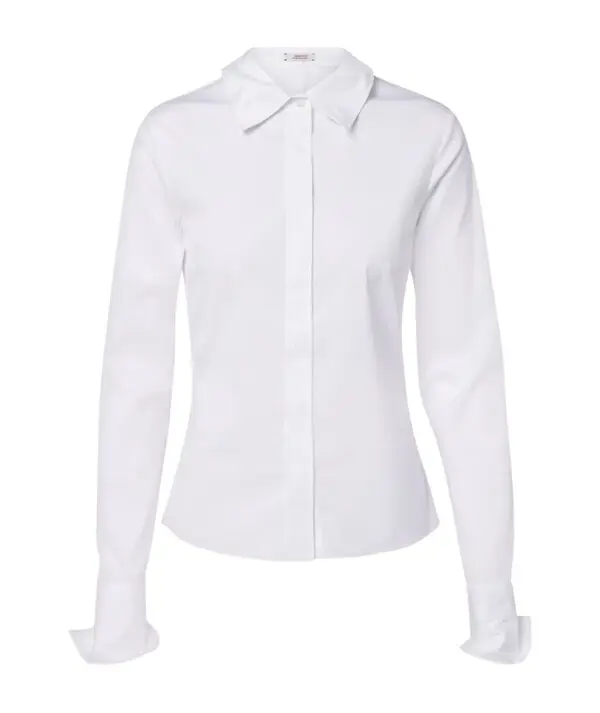 Dorothee Schumacher Cotton-blend Poplin Shirt - White
