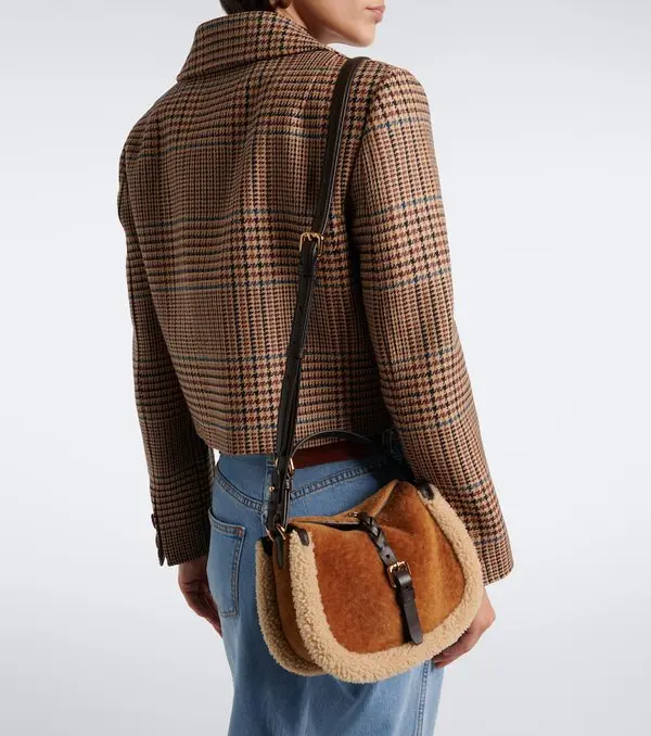Etro Pony Small Shearling Top-handle Bag