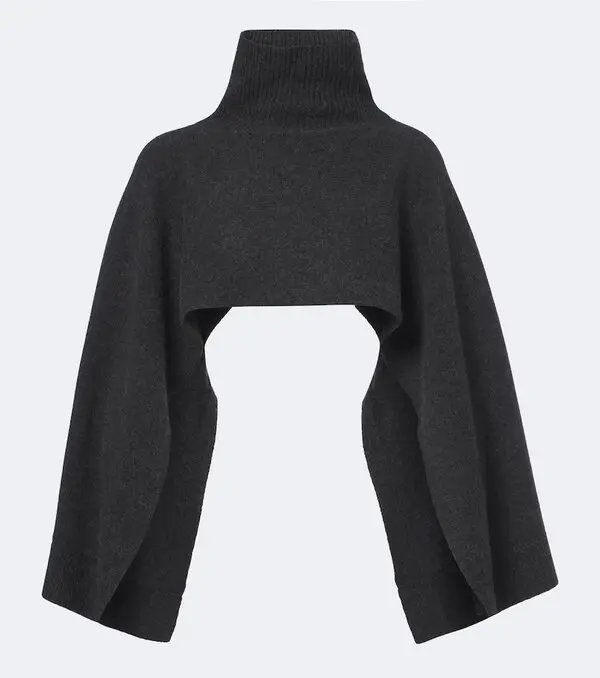 Isabel Marant Étoile Marina Wool And Cashmere Poncho - Grey
