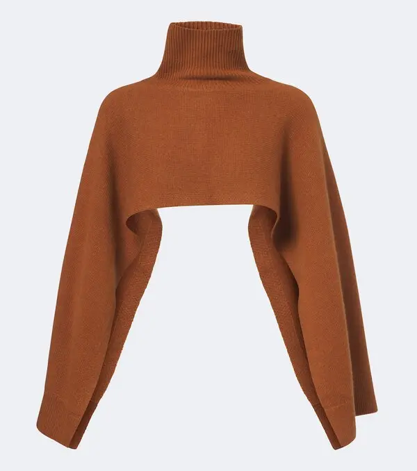 Isabel Marant Étoile Marina Wool And Cashmere Poncho - Orange