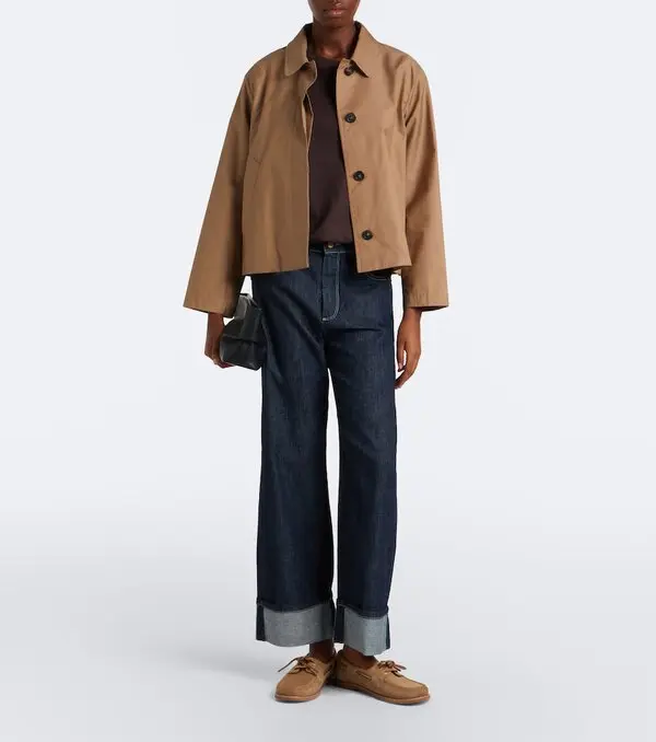 Max Mara Embellished Cotton-blend Jersey T-shirt