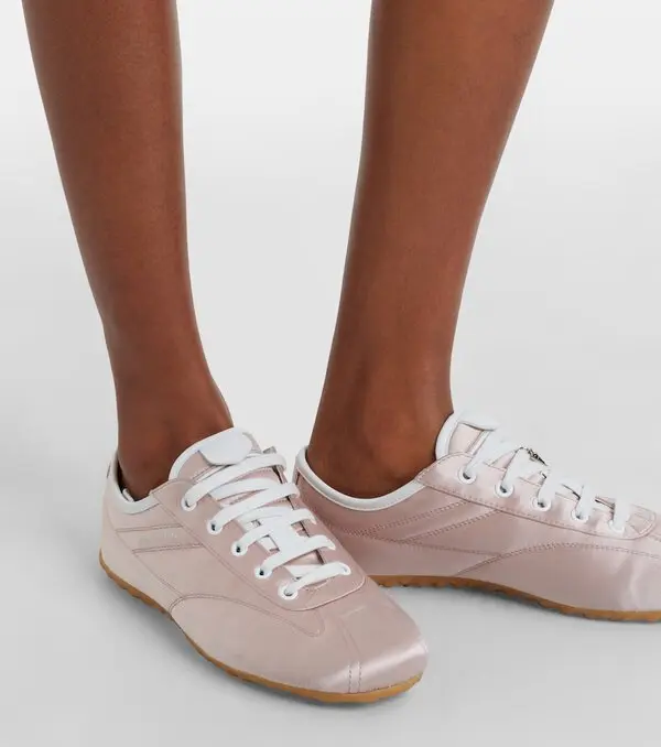 Alexander McQueen Boxe Satin Sneakers