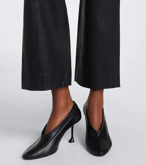 Proenza Schouler White Label Isadora Leather Flared Pants